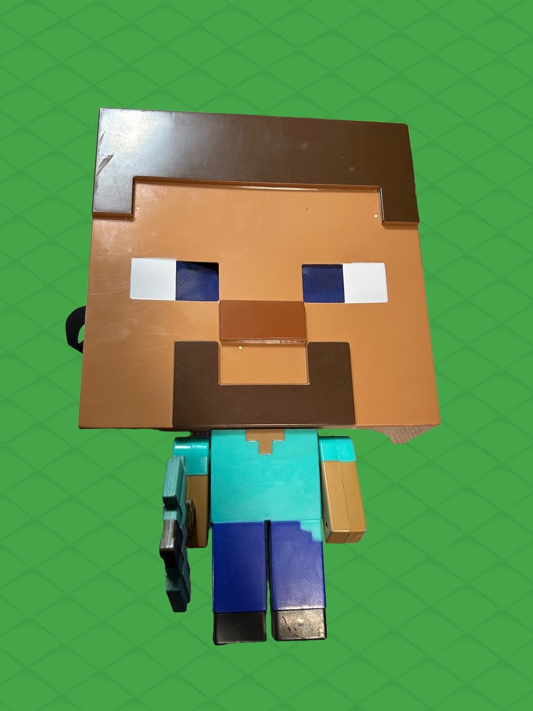 Disguise Minecraft Steve Move A Mask Buddies Halloween Mask - Etsy