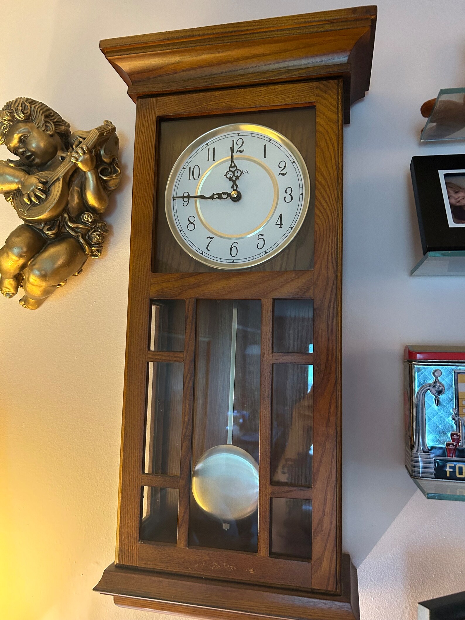 Bulova Mayfair Walnut Wall Clock 3 Chimes With Volume Control - Etsy