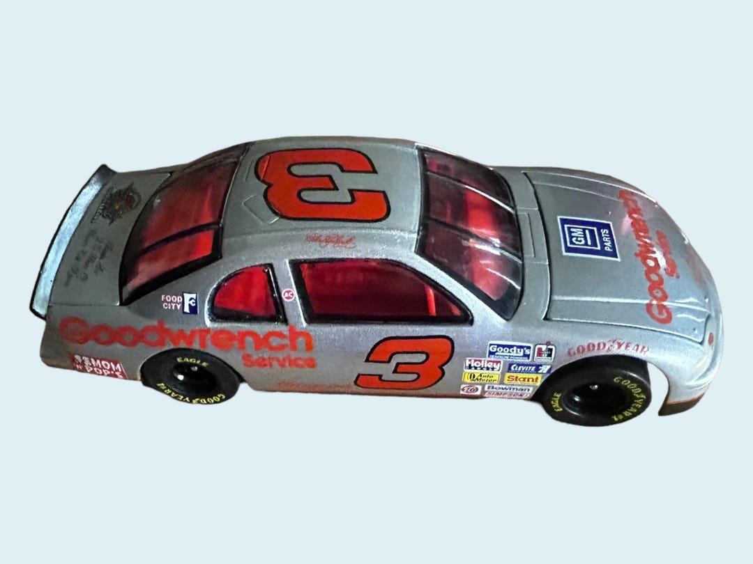 1995 Dale Earnhardt #3 GM Goodwrench Silver Select RCCA Club Car 1:32 ...