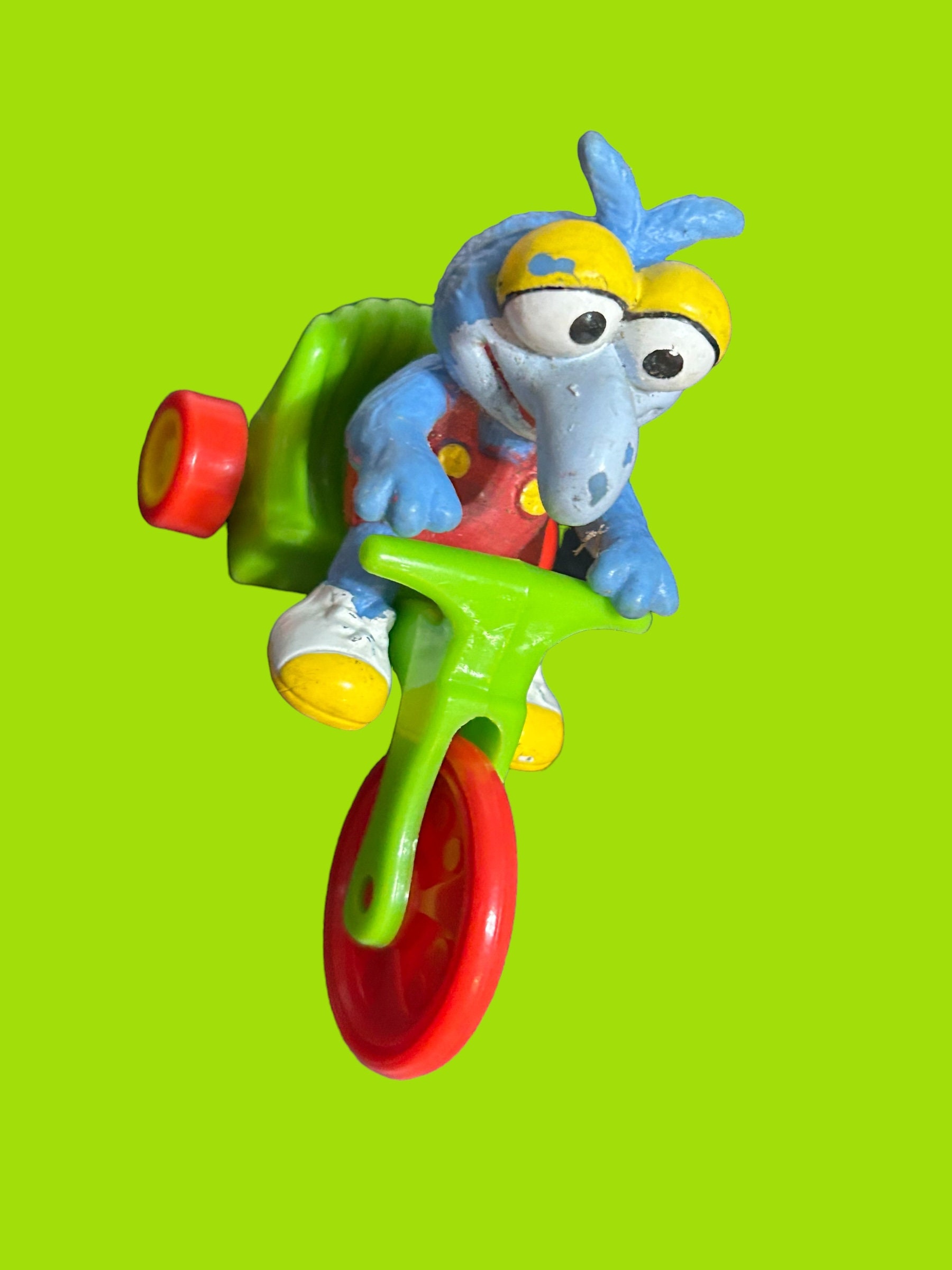 Vintage 1986 Muppet Babies Happy Meal Toy Baby Gonzo on Bike Loose - Etsy