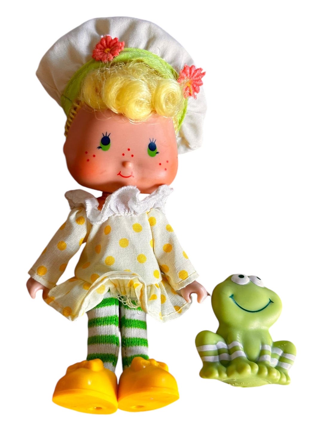 Vintage Lemon Meringue and Pet Frog Frappe Strawberry Shortcake Doll - Etsy