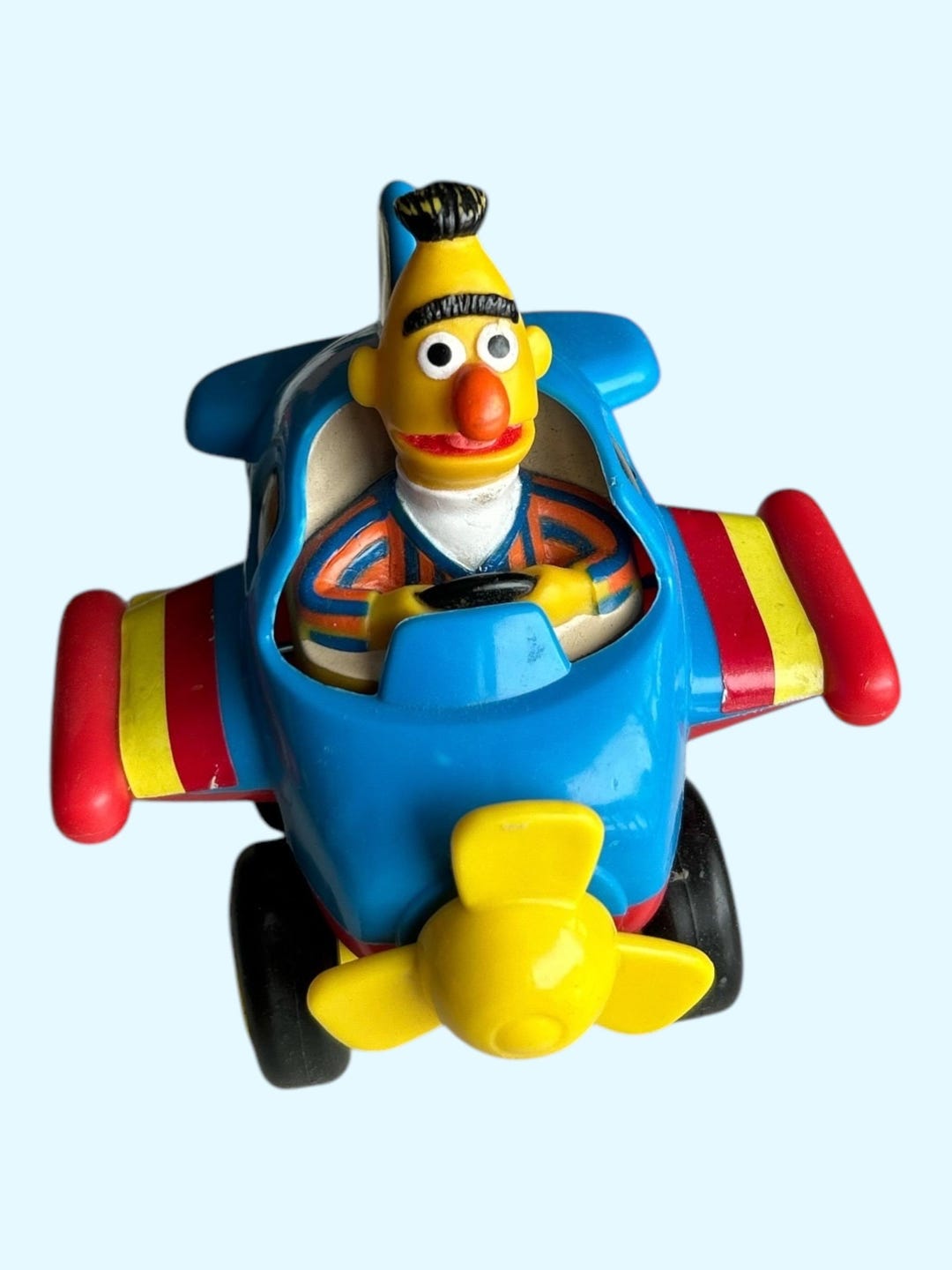 Sesame Street Pull Back N' Go JET PLANE Bert Toy 1993 Tyco - Etsy