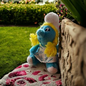 Vintage 1981 Smurfette From the Smurfs Plush Toy Doll, Peyo Smurf Gantz ...