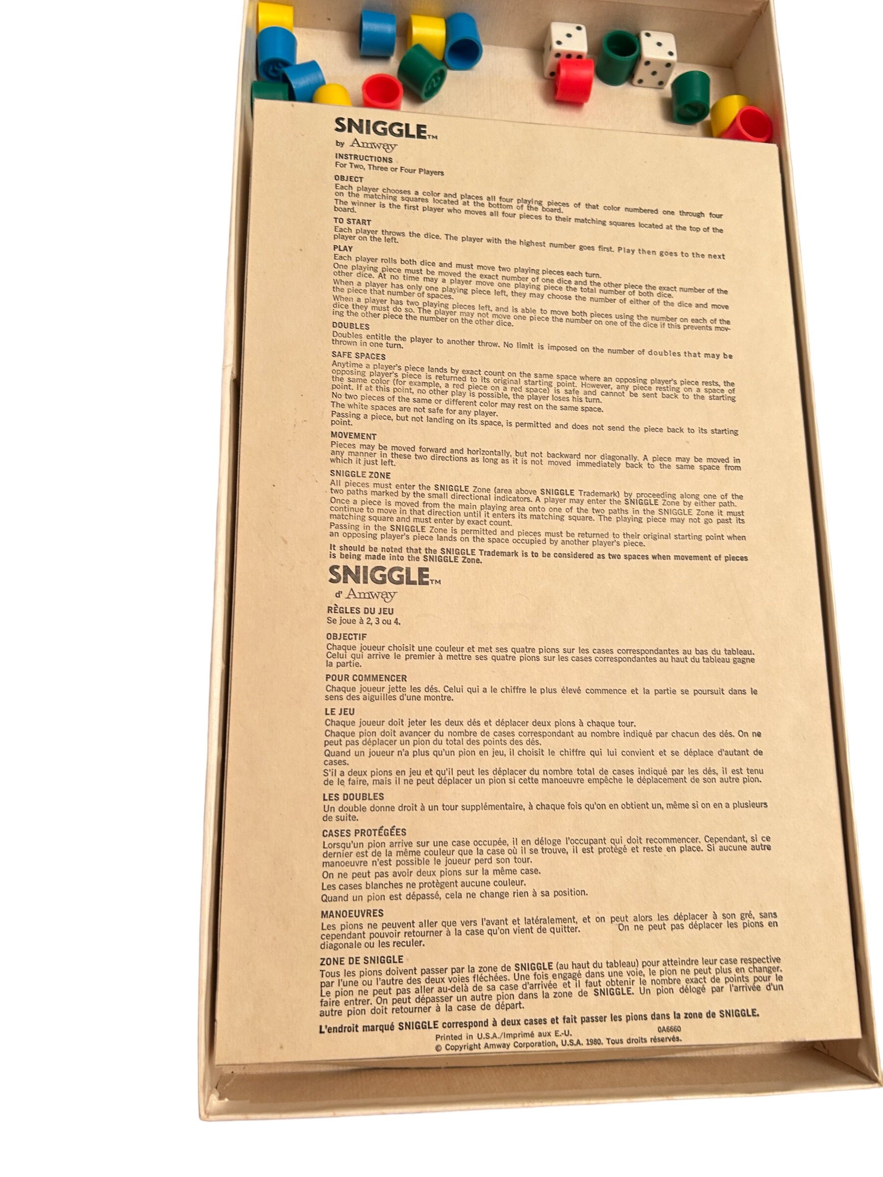 1980s Sniggle Game of Strategy and Chance by Amway Corp. in - Etsy