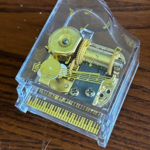 Vintage Grand Piano Music Box - Etsy