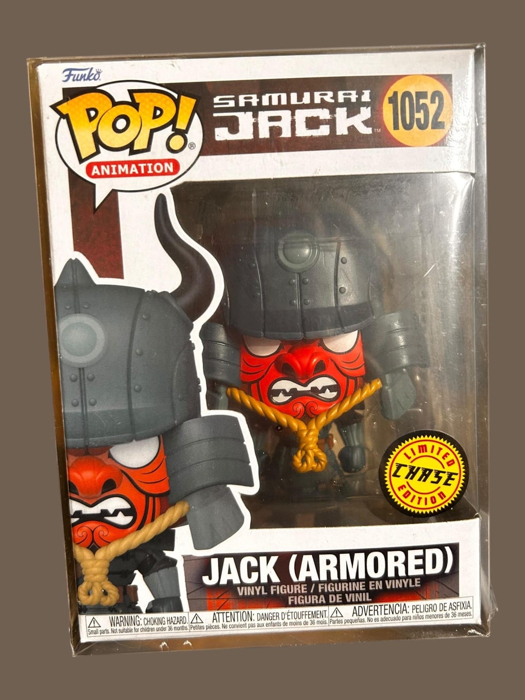 Funko Pop Samurai Jack 1052 Jack Armored CHASE Exclusive With ...