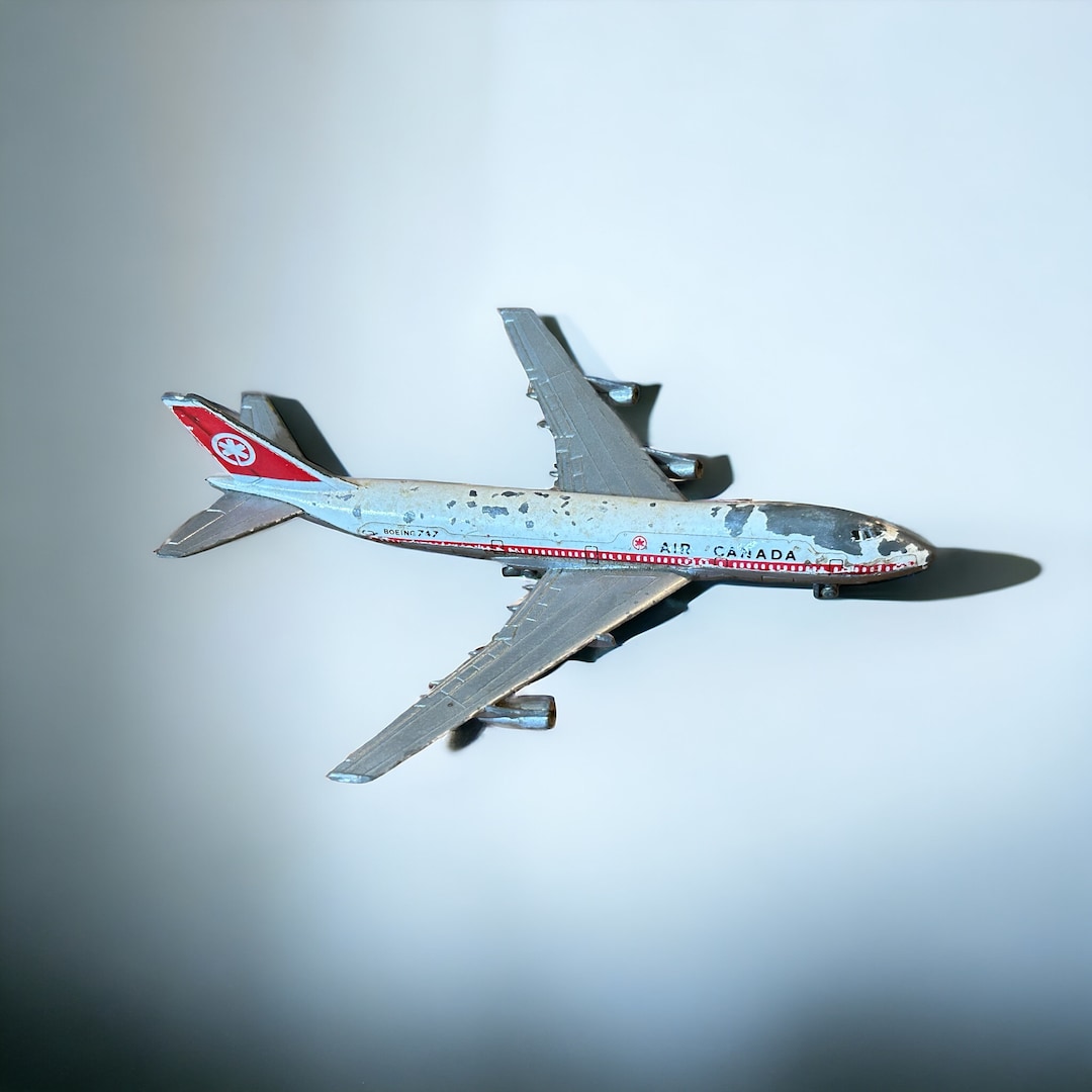 Lintoy Boeing 747 Air Canada Diecast 5.5" Toy Airplane Plane Commercial ...