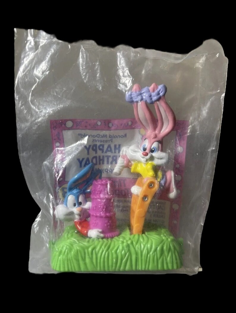 Vintage 1994 Mcdonalds Happy Birthday Train Happy Meal Tiny Toons 13 ...