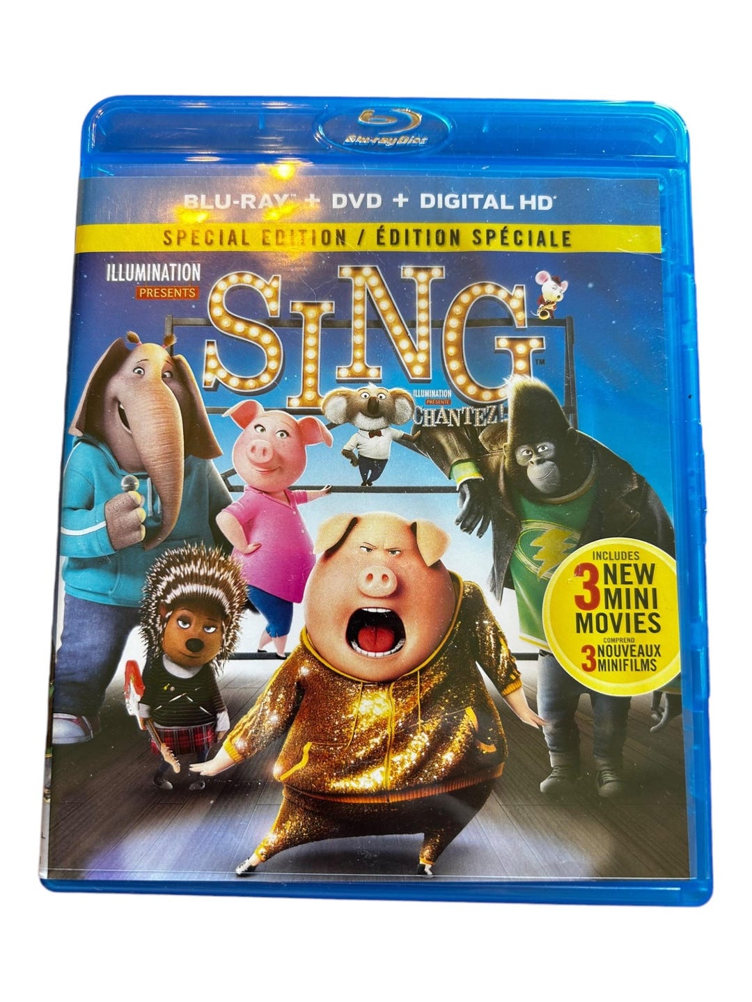 Sing Blu-ray Only No DVD, 2016 - Etsy