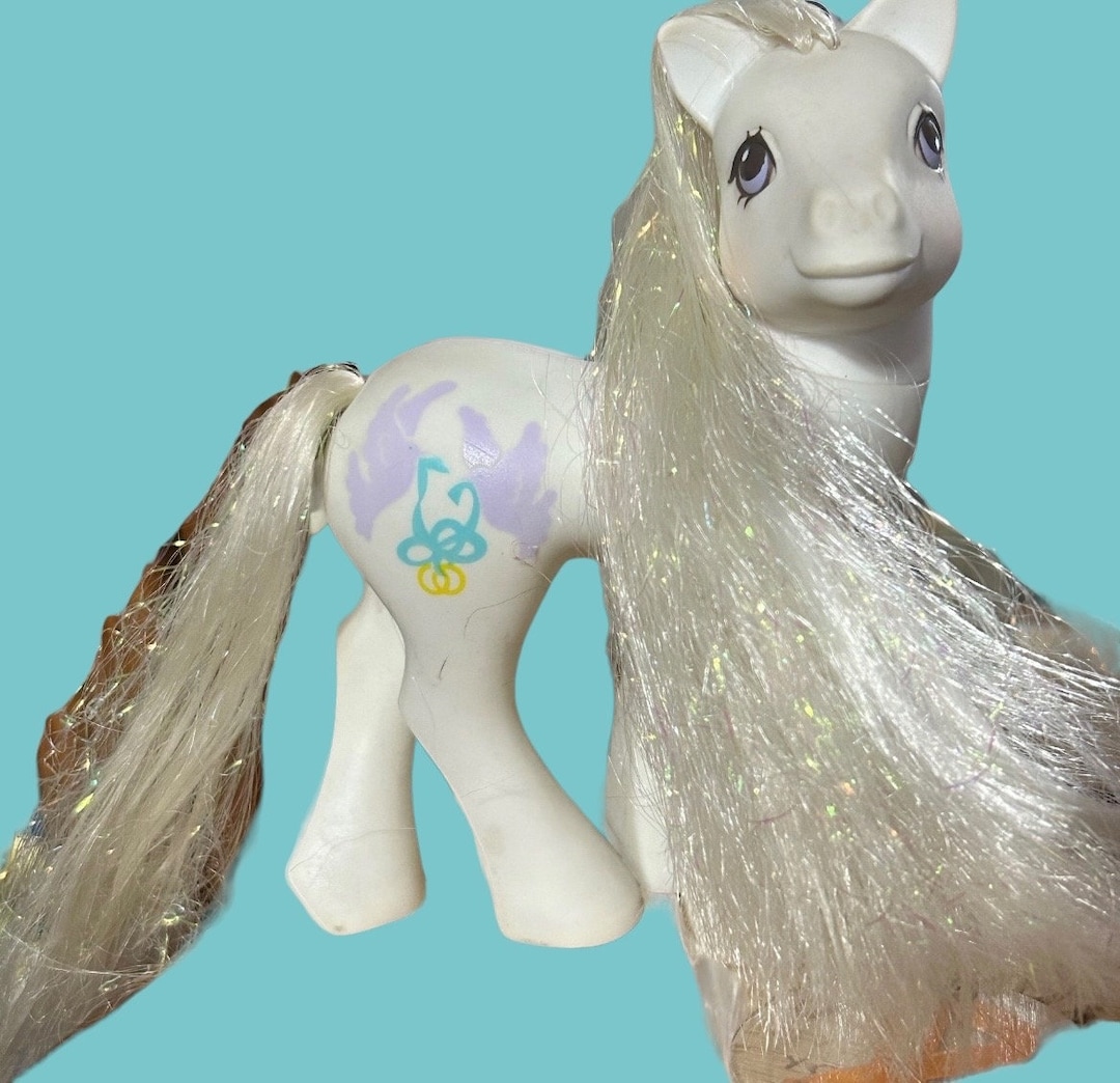 Vintage 1989 G1 My Little Pony MLP PONY Bride Bridal Beauty Doves ...
