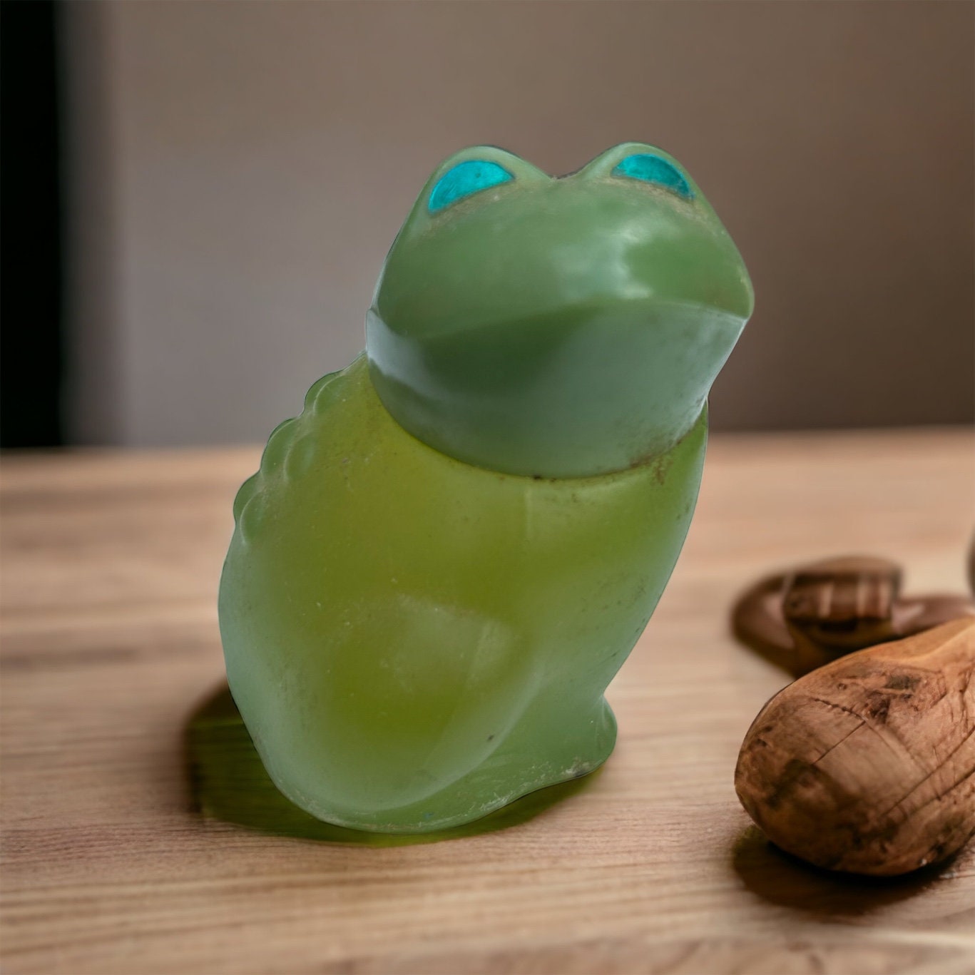 Vintage AVON emerald Prince Frog Sweet Honesty Cologne 1 Oz Full - Etsy