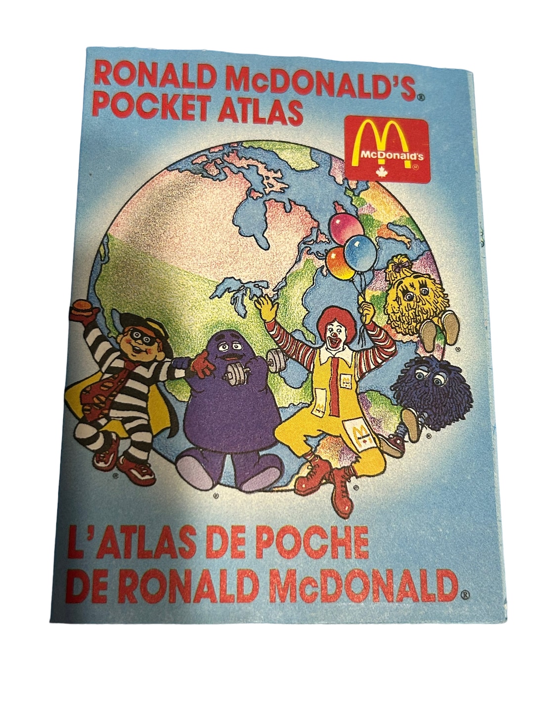Vintage 1980s Rare Mcdonalds Paper Happy Meal Treat of the Week Pocket ...