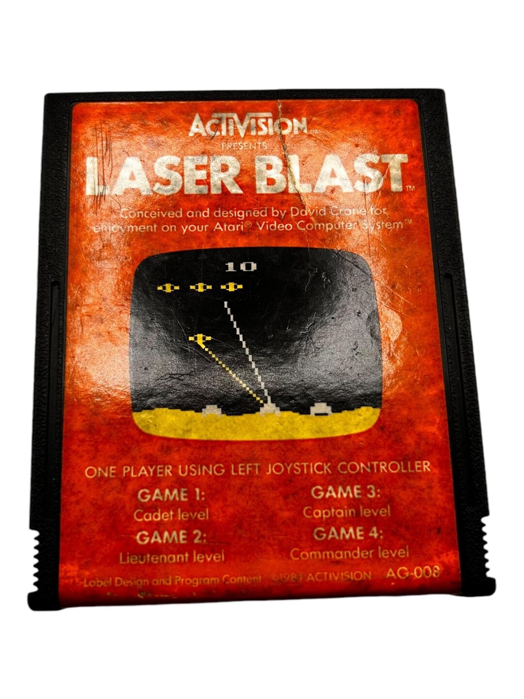 Vintage Atari Game Laser Blast Atari 2600, 1981 Game Cartridge Untested ...
