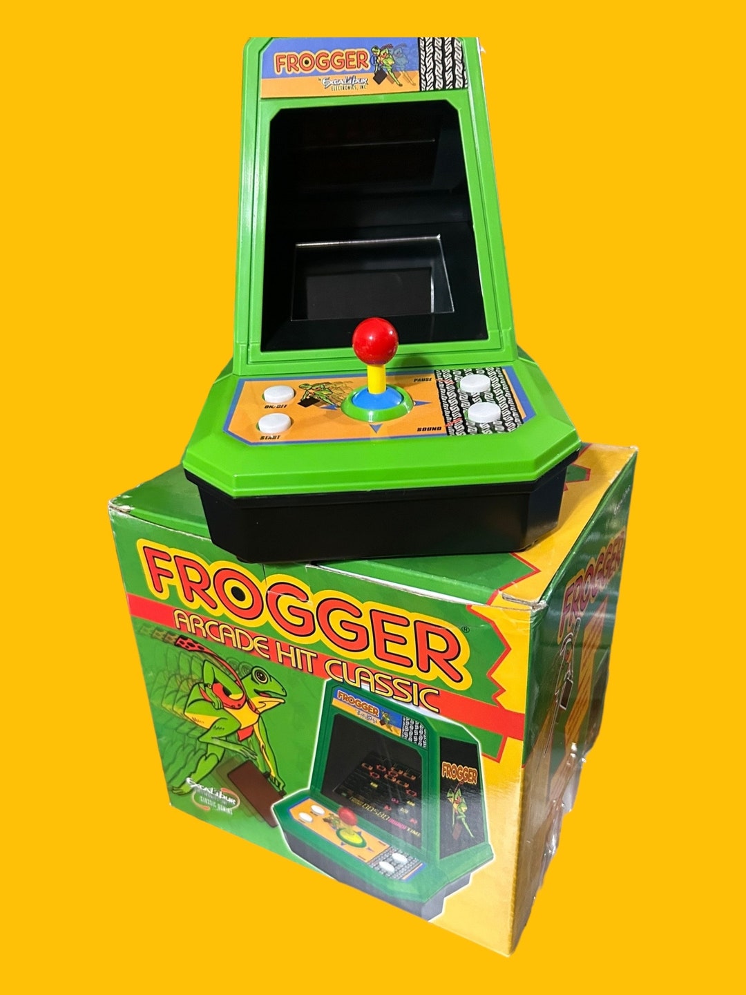 New 2005 Excalibur Frogger Electronic Tabletop Arcade Game Boxed Konami Atari Not Working - Etsy