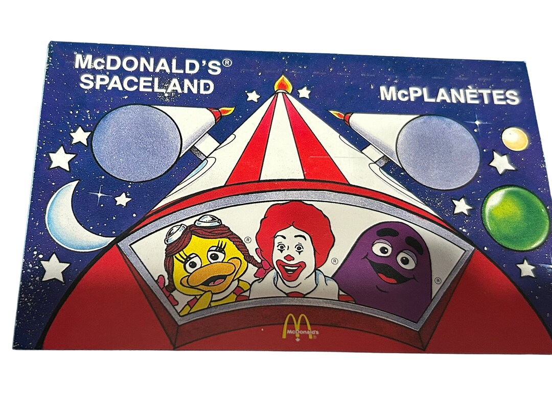 Vintage 1980s Rare Mcdonalds Paper Happy Meal Treat of the Week ...