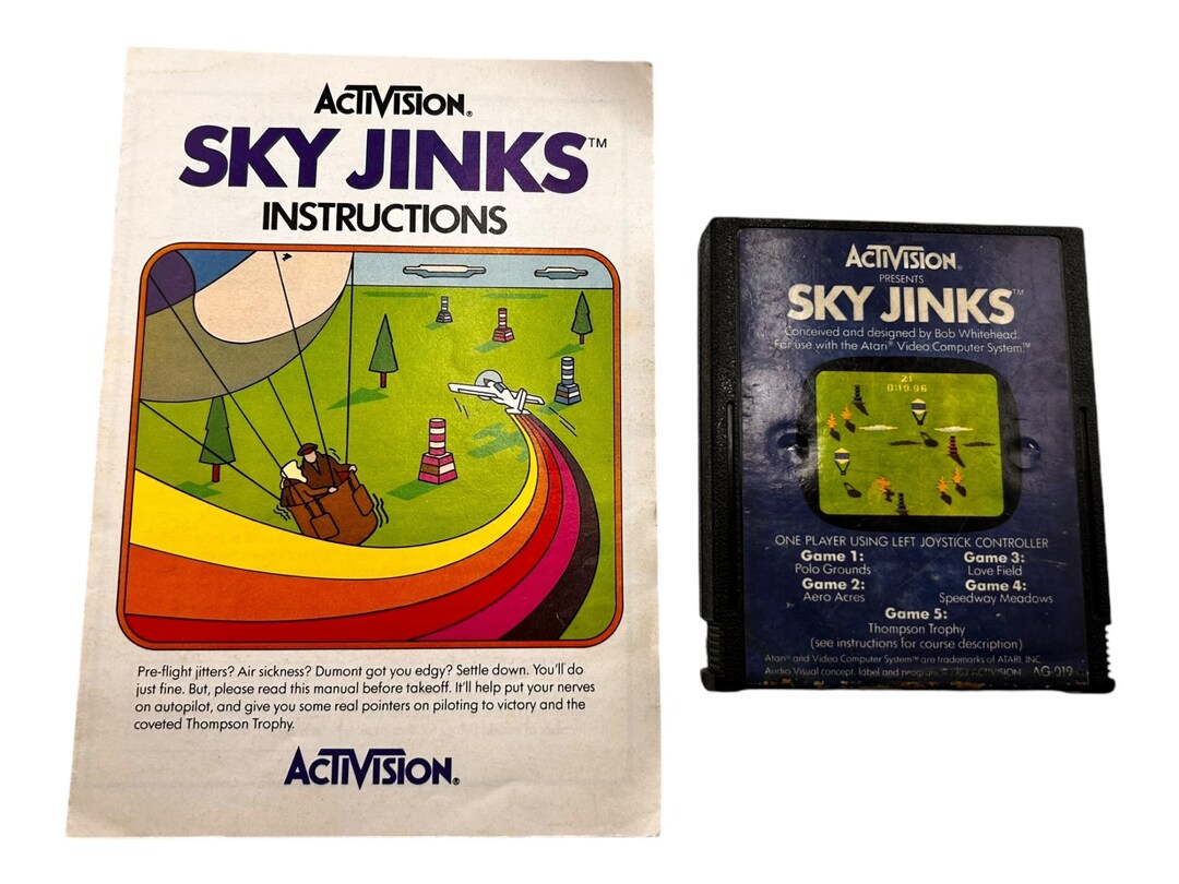 Vintage Atari Game Atari 2600 With Instructions Untested Your Choice - Etsy
