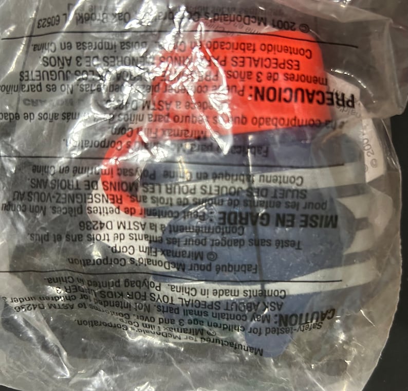 New 2001 Spy Kids Mcdonalds Happy Meal Toy - Invisible / Visible Spy ...