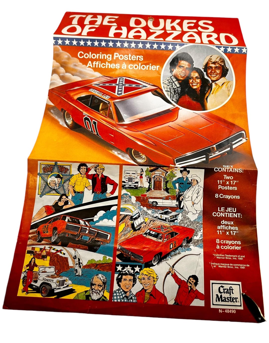 Dukes of Hazzard Colouring Paper Cover, Collectors Lot - Etsy