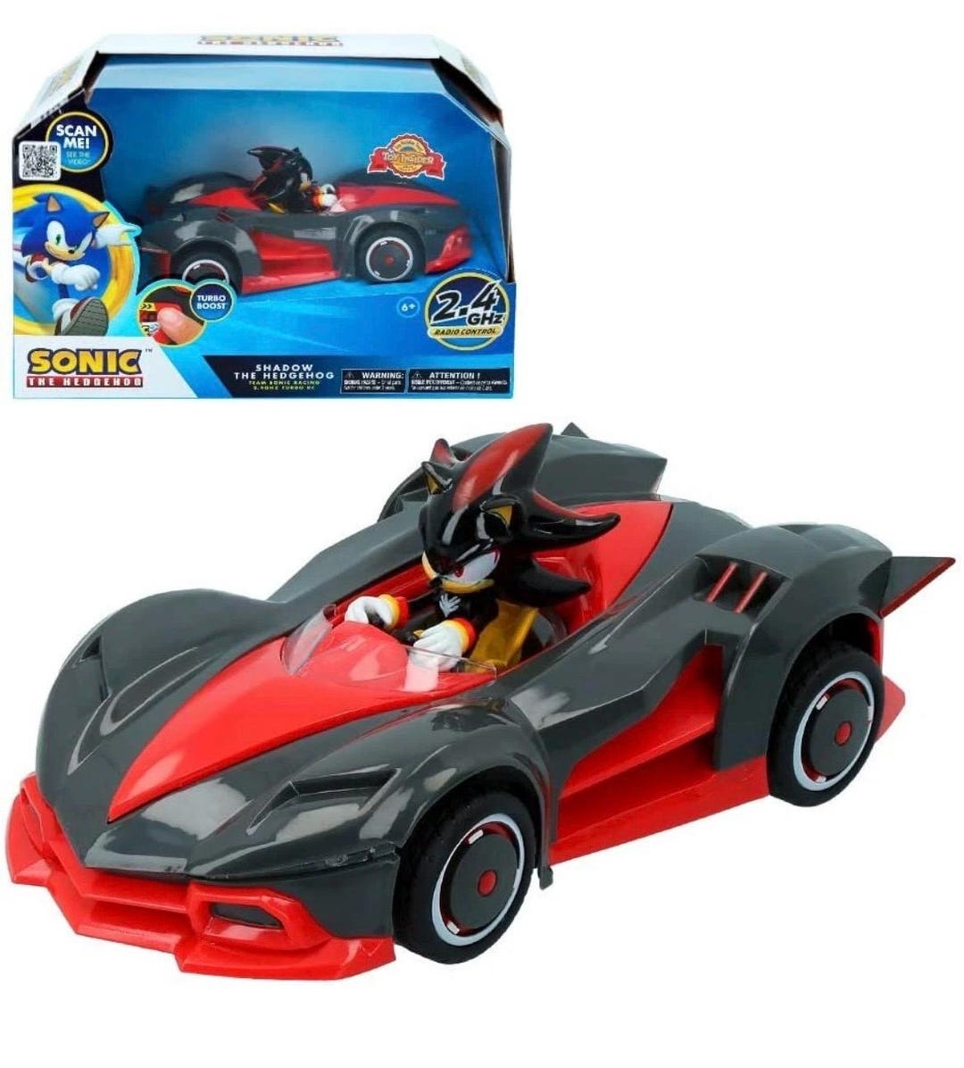 NKOK Team Sonic Racing 2.4ghz Remote Controlled Car With Turbo Boost ...