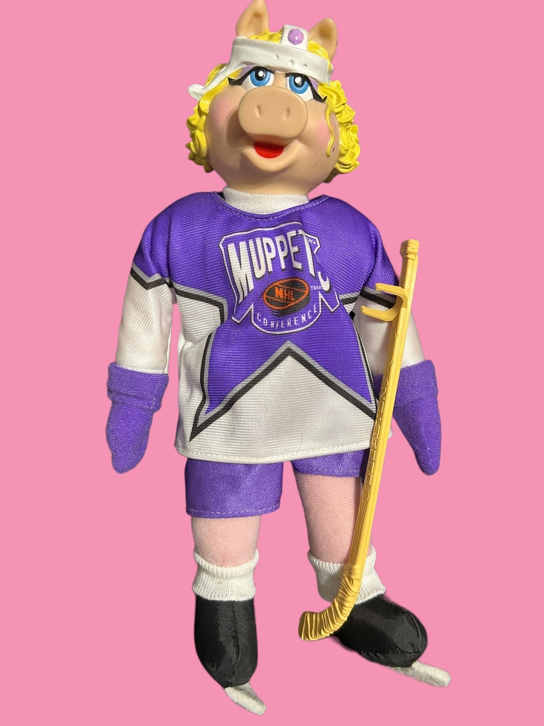 1995 Vintage NHL Miss Piggy Mcdonald's Muppets Hockey Conference Plush ...