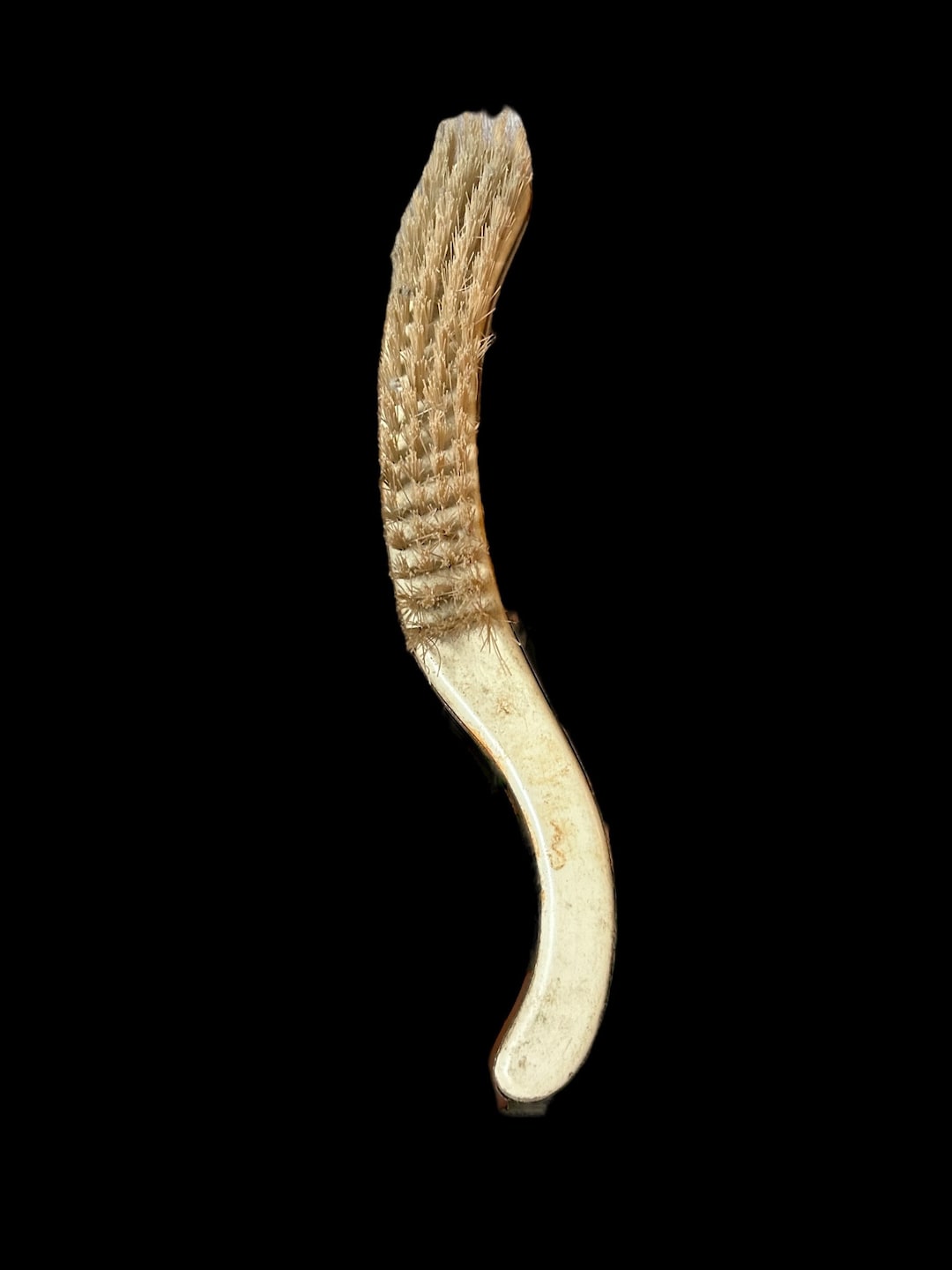 1920s Antique Sickle Body Brush Goldtone - Etsy