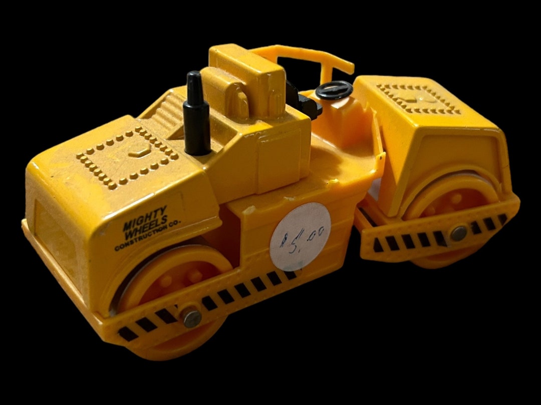 Fastlane Construction Vehicle Road Roller, Cement Roller Mighty Wheels ...