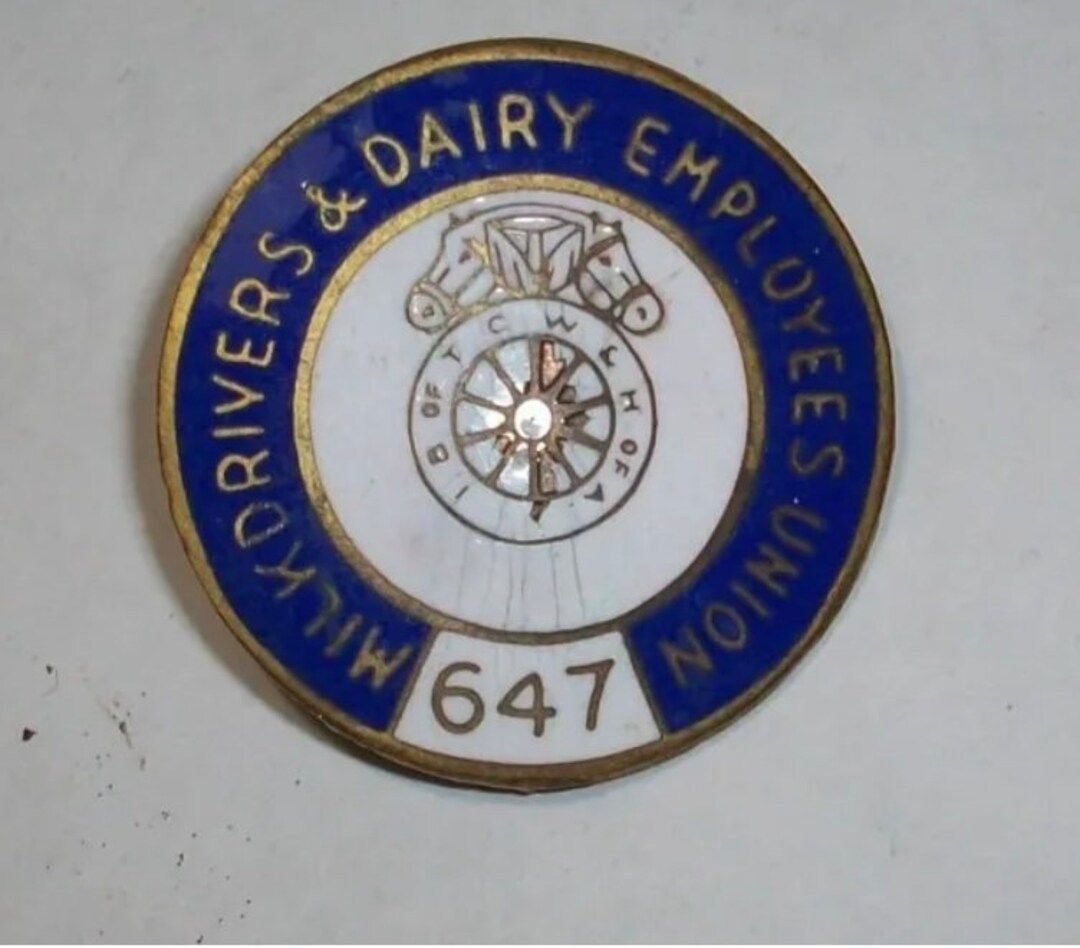 Vintage TEAMSTERS PIN Milk Drivers and Dairy Employees Union - Etsy