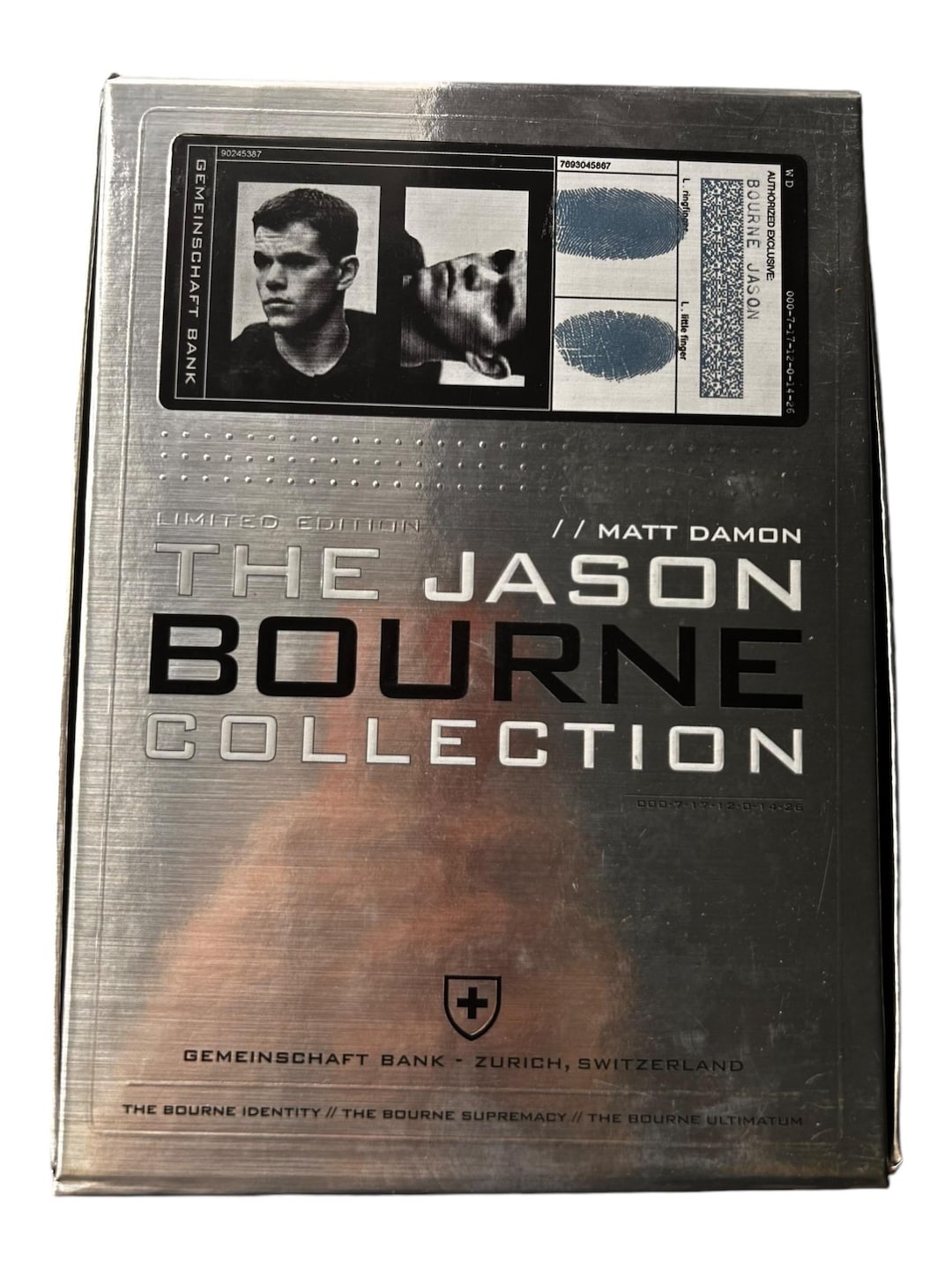 The Jason Bourne Collection DVD Limited Edition 4-disc Set Region 1 - Etsy