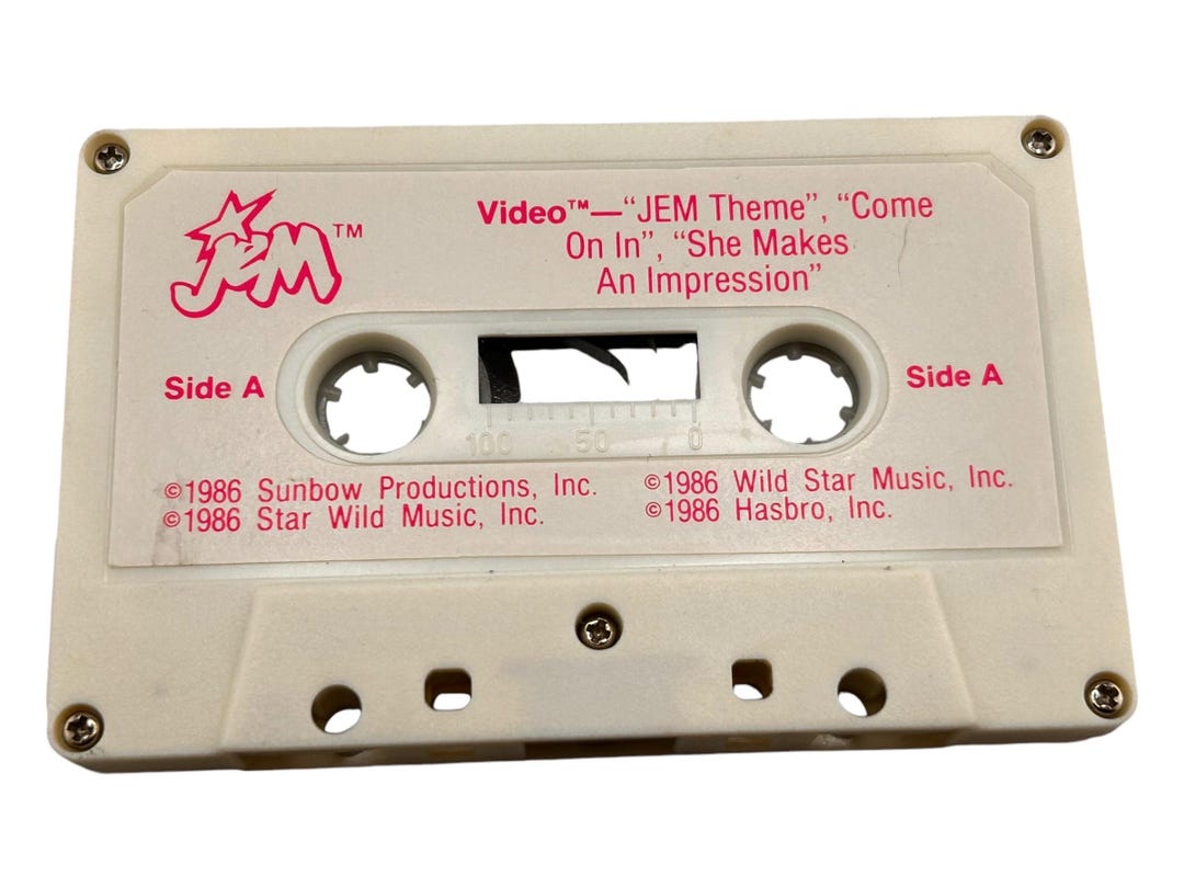 Hasbro 1985 Jem and the Holograms Jem and Friends Jem Theme VIDEO ...