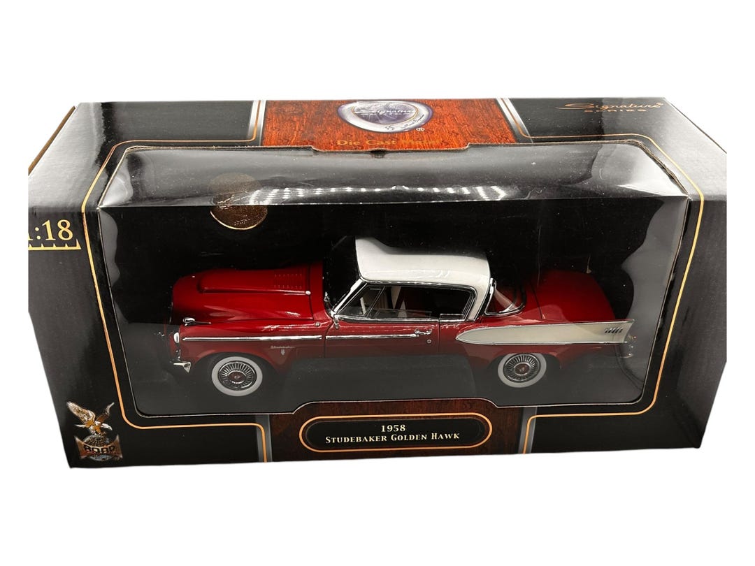 1958 Studebaker Golden Hawk Red Yat Ming Road Signature Series 1:18 ...