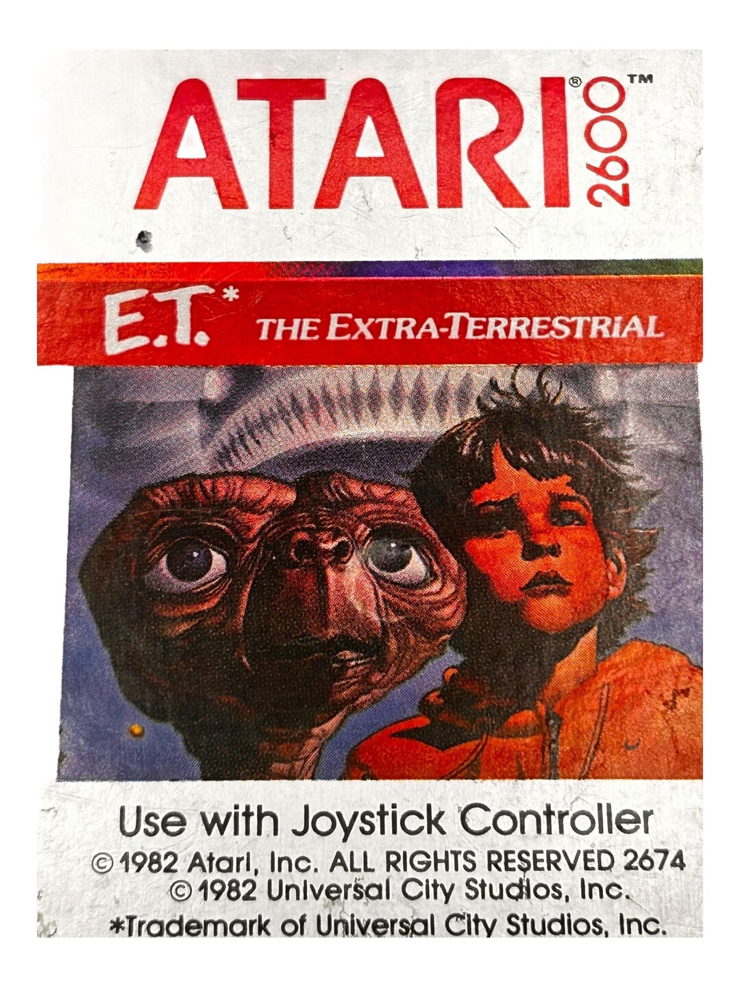 Vintage Atari Game ET the Extra Terrestrial Game Atari 2600, 1981 Game ...