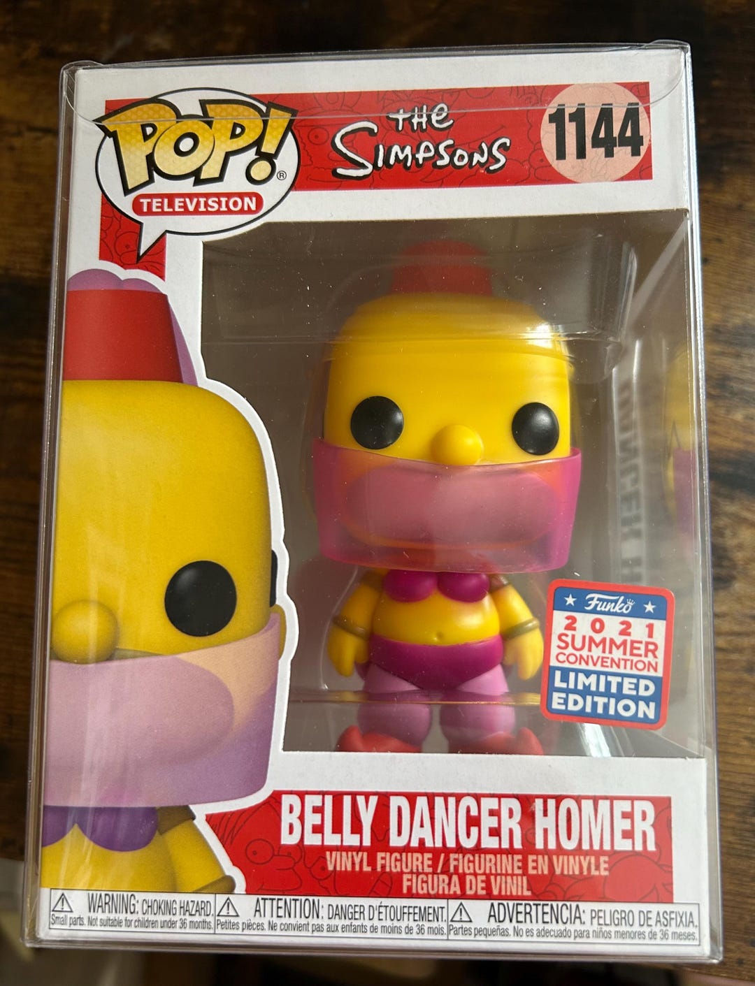 Funko Pop! Animation the Simpsons SDCC 2021 Belly Dancer Homer 1144 ...