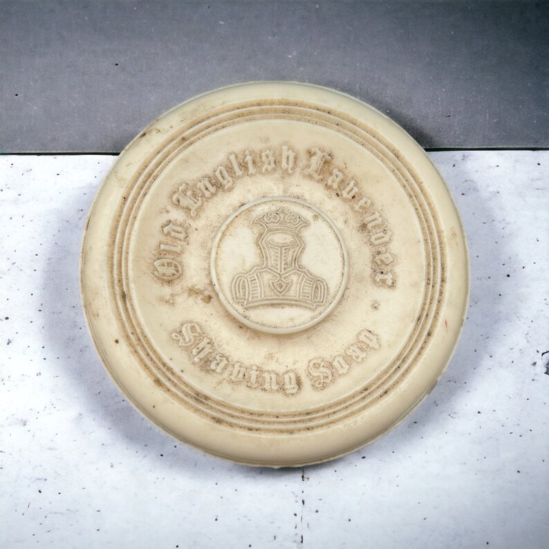 Vintage Old English Lavender Shaving Soap Container - Etsy