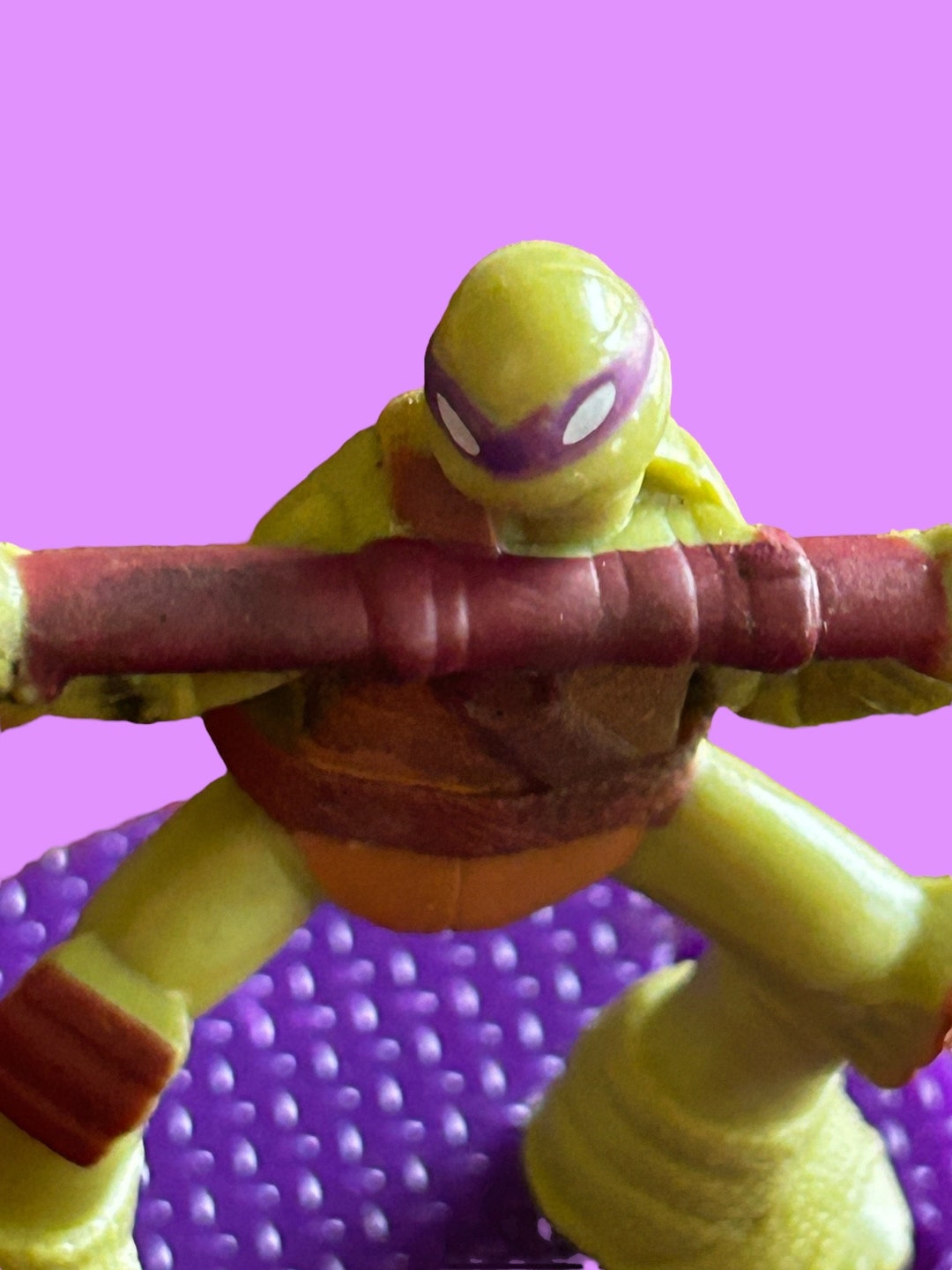Teenage Mutant Ninja Turtles TMNT Purple Donatello Toy Mcdonalds Figure ...