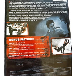 Unleashed Jet Lee Morgan Freeman DVD, 2005, Extreme Version Region 1 - Etsy