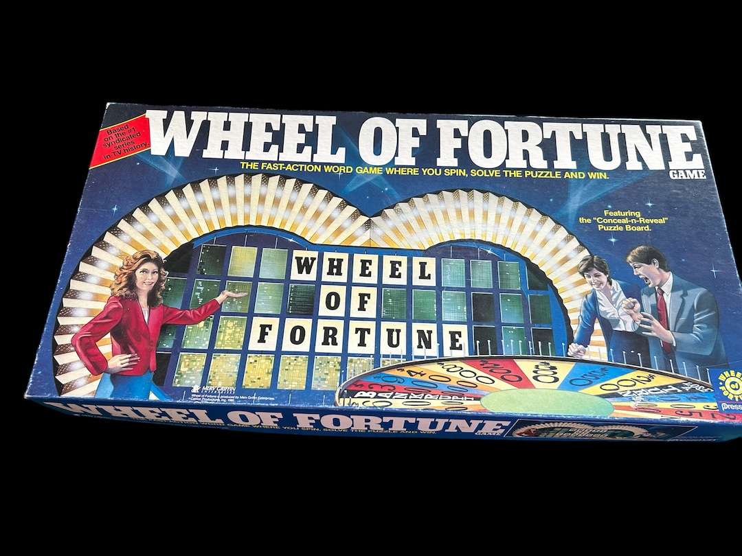 Vintage 1985 WHEEL OF FORTUNE Board Game by Pressman - Etsy