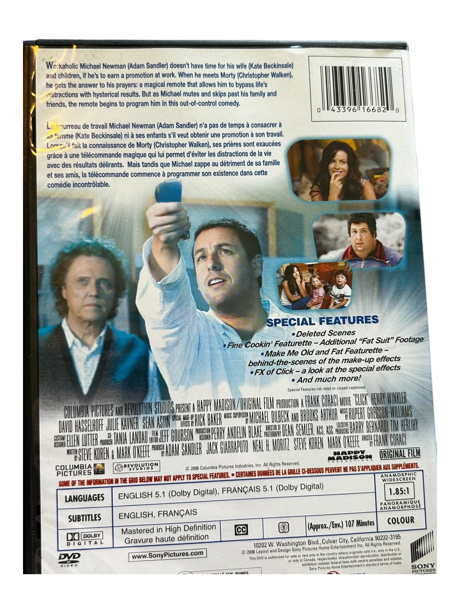 Click DVD Adam Sandler 2006 Sony - Etsy
