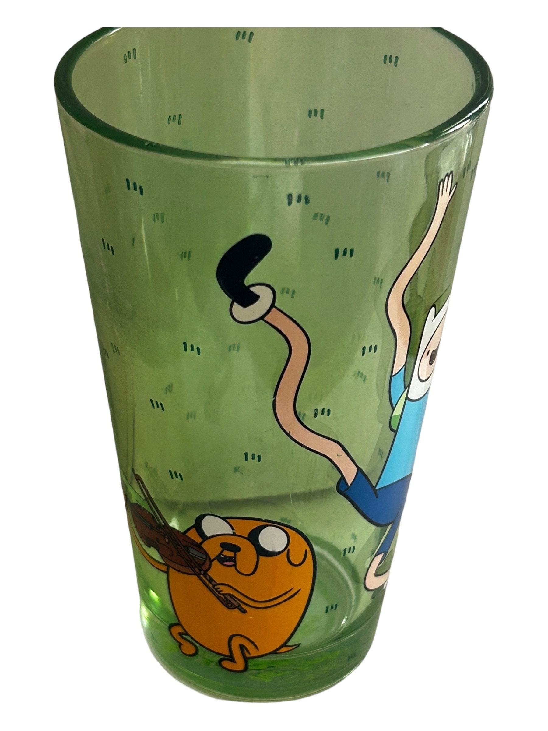 Adventure Time Finn and Jake Glass Tumbler Cartoon Network 16oz. Pint ...