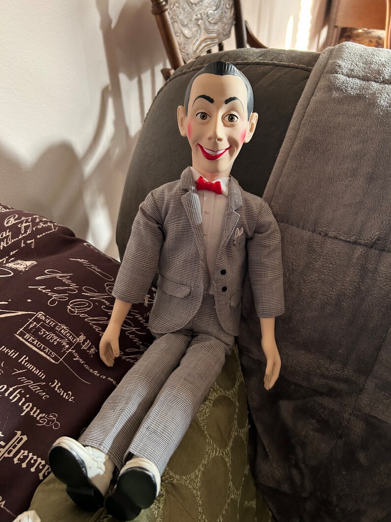 1987 Talking Pull String Peewee Herman Doll With Box - Etsy