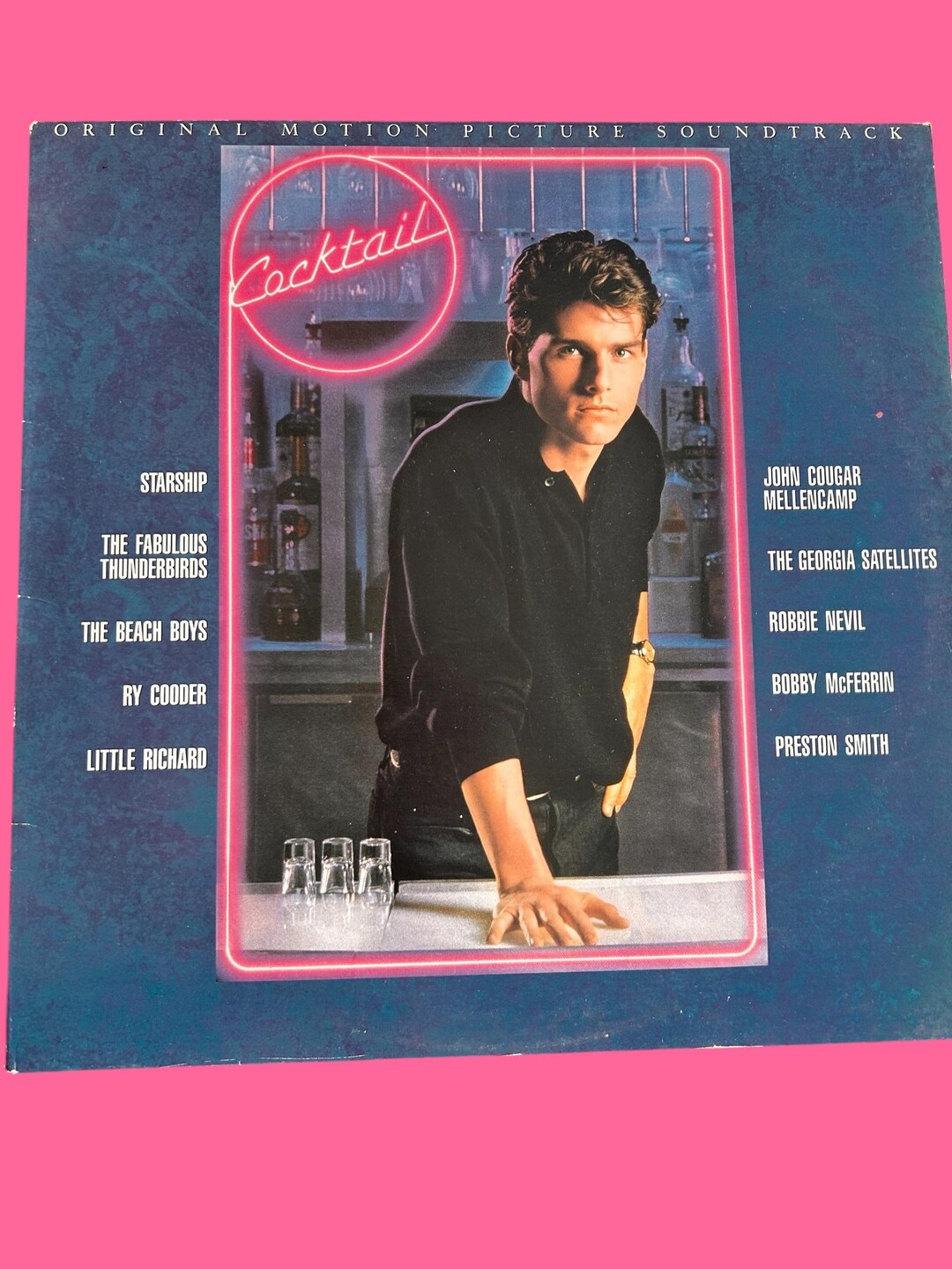 Cocktail Original Motion Picture Soundtrack Elektra Record LP - Etsy