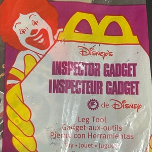 Mcdonald’s 1999 Disney's Inspector Gadget Leg Tool Happy Meal Toy - Etsy
