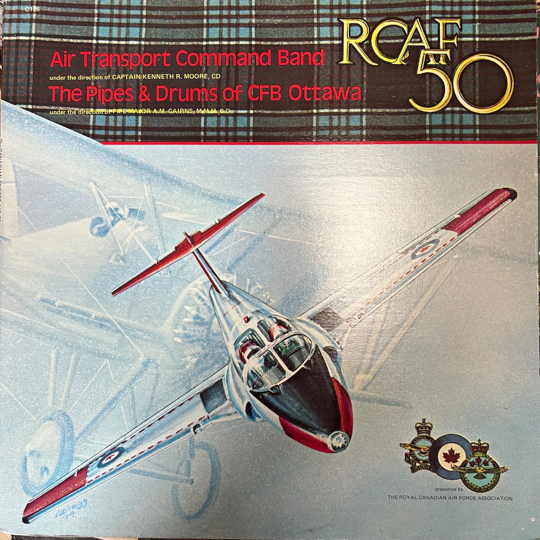 RCAF 50 Air Transport Command Band Military Band Music 12" Vintage ...
