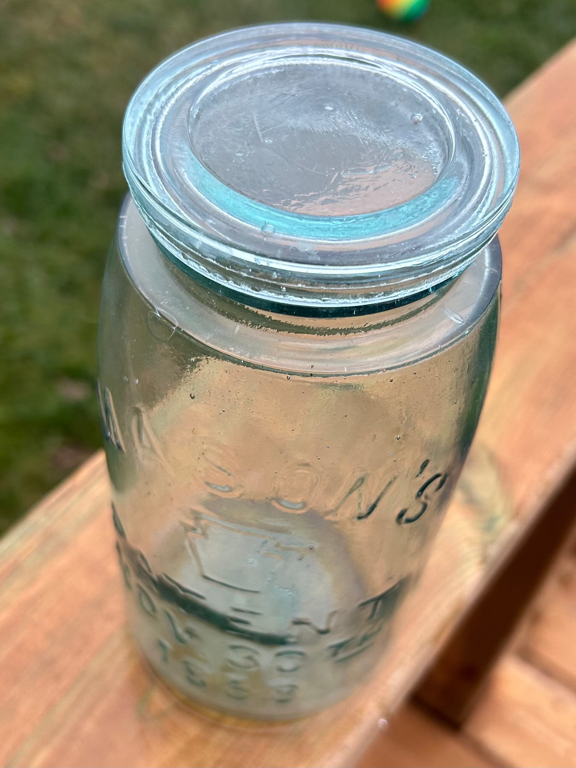 Antique Aqua Mason's Keystone Patent Nov. 30th 1858 Glass Jar, Antique ...