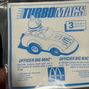 Mcdonalds Ronald Mcdonald in Race Car Original Gang Retro Vintage ...