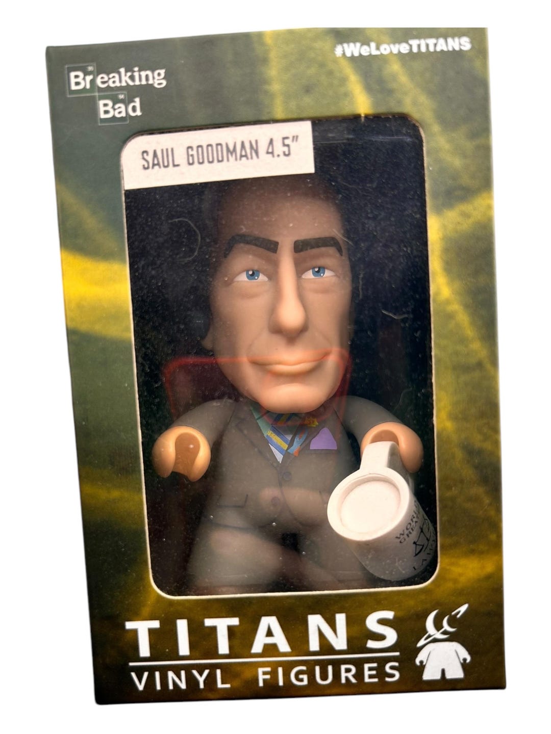 Breaking Bad Saul Goodman Nerd Block Exclusive 4.5 Titans Vinyl Figure ...