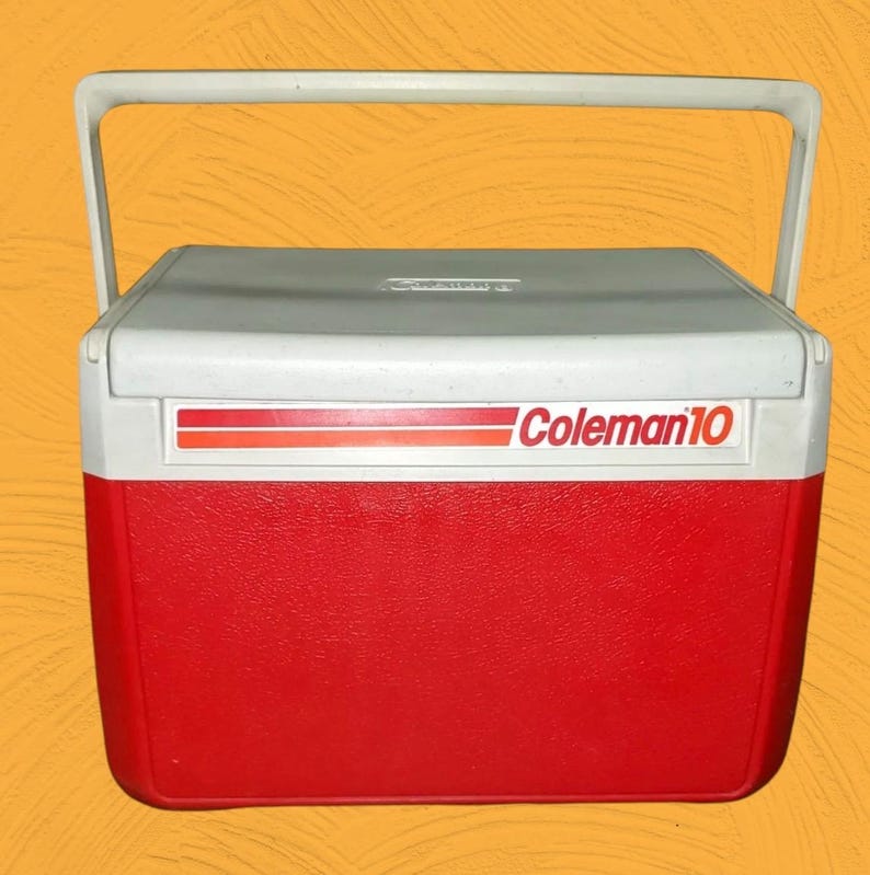 1980s Vintage Coleman Polylite Cooler Retro 1990 Vintage Coleman 10 ...