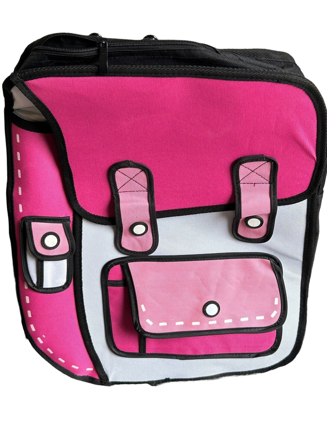 2D Backpack Anime Comic Emoji Backpack Cartoon Backpack - Etsy