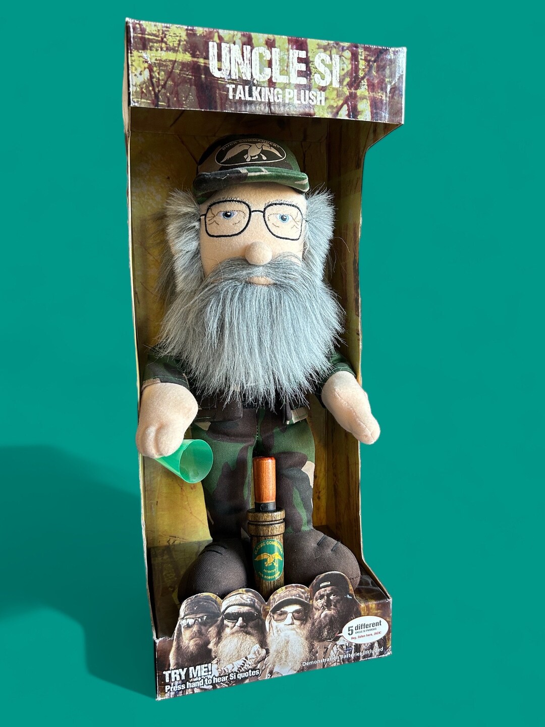 Duck Dynasty Uncle Si Talking Plush Limited Collectible Edition in Box ...