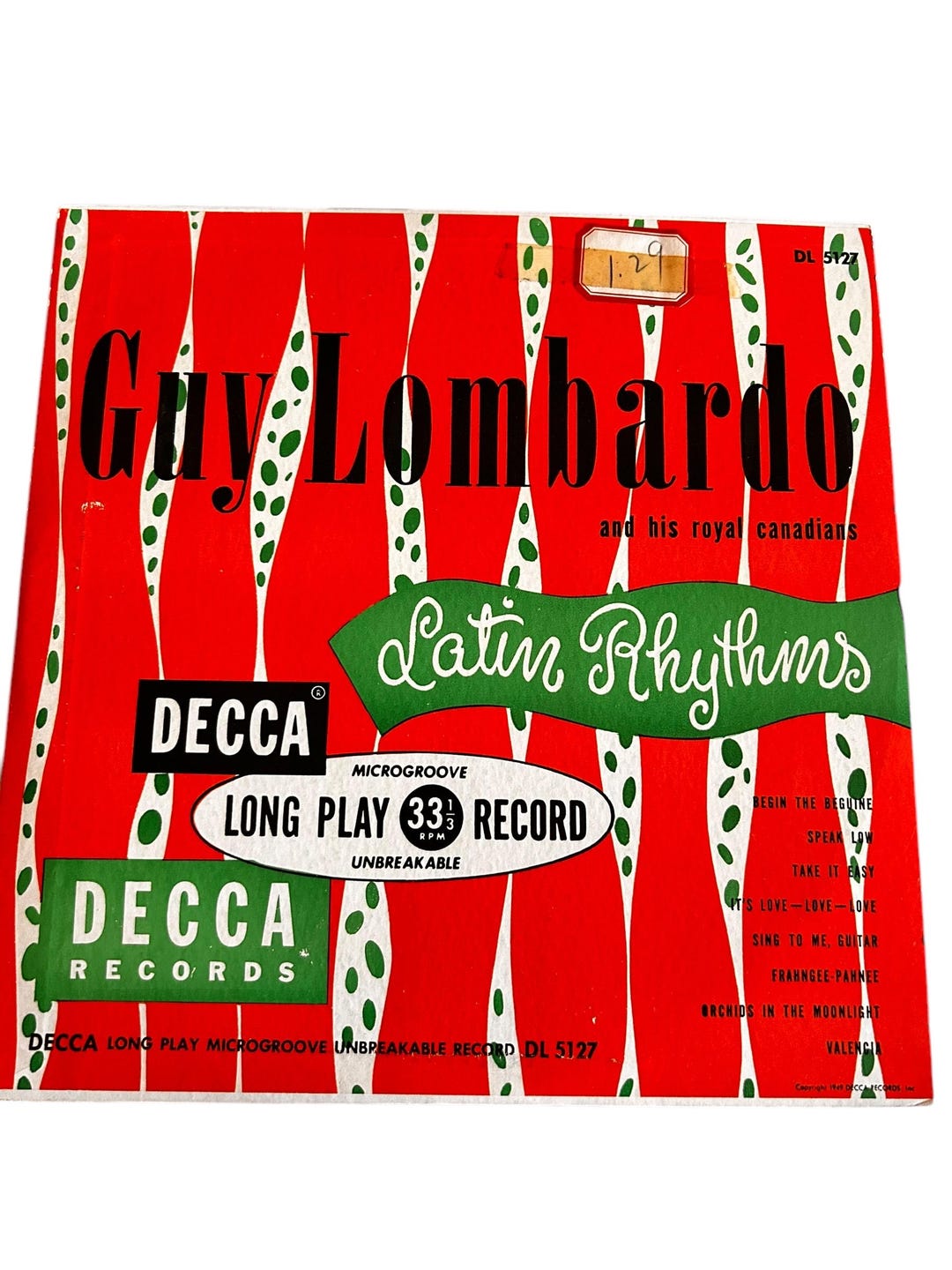 Guy Lombardo and His Royal Canadians Latin Rhythms Decca 1949 Vintage Vinyl Record LP - Etsy
