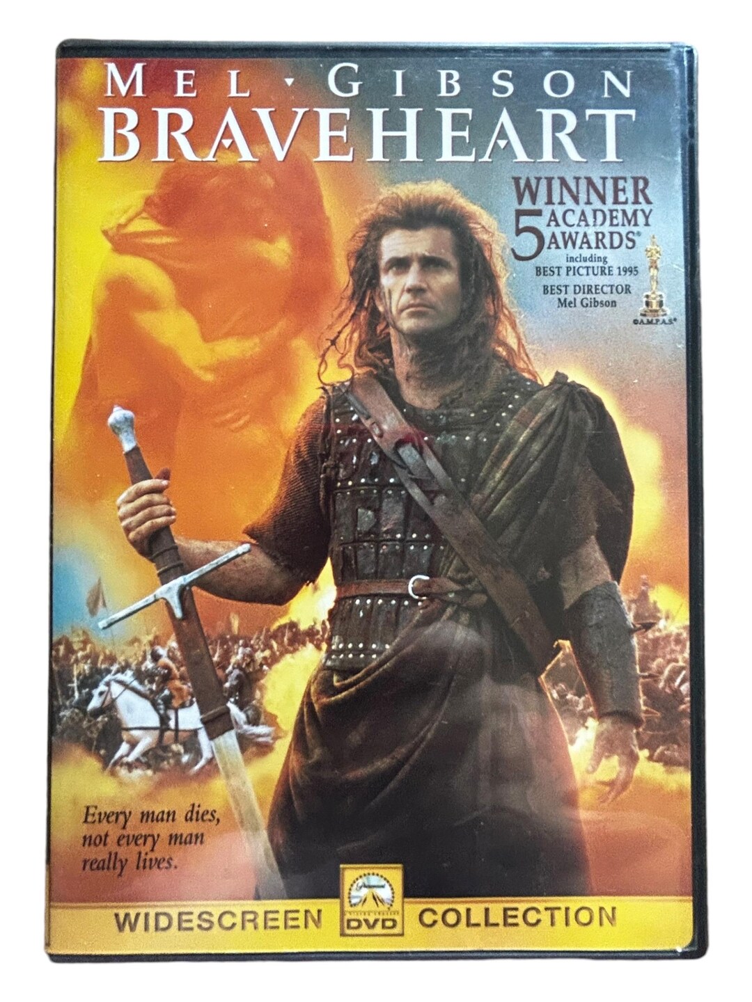Braveheart (1995) DVD Widescreen Collection Mel Gibson Region 1 - Etsy